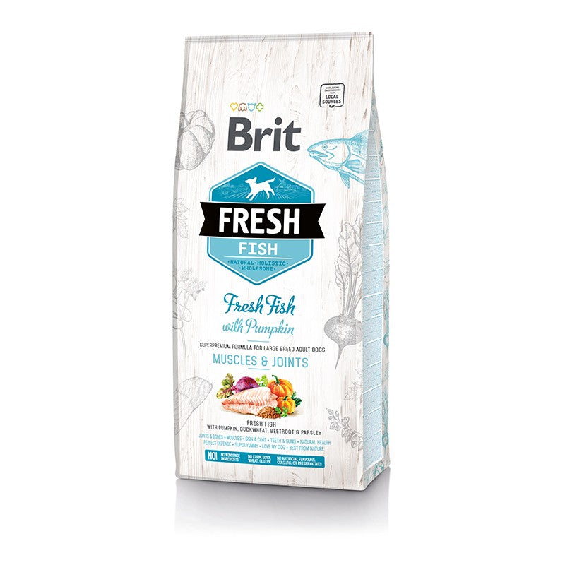 BRIT FRESH PESCADO CON CALABAZA ADULT LARGE