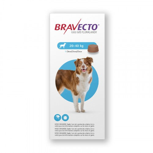BRAVECTO 1000 MG (20 KG. - 40 KG)